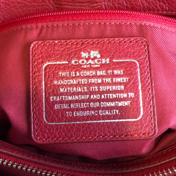 Coach | Bags | Beautiful Red Coach Bag | Poshmark